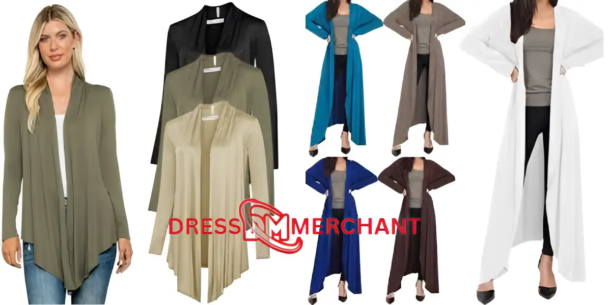 Long Open Front Cardigans For Women - Dress Merchant